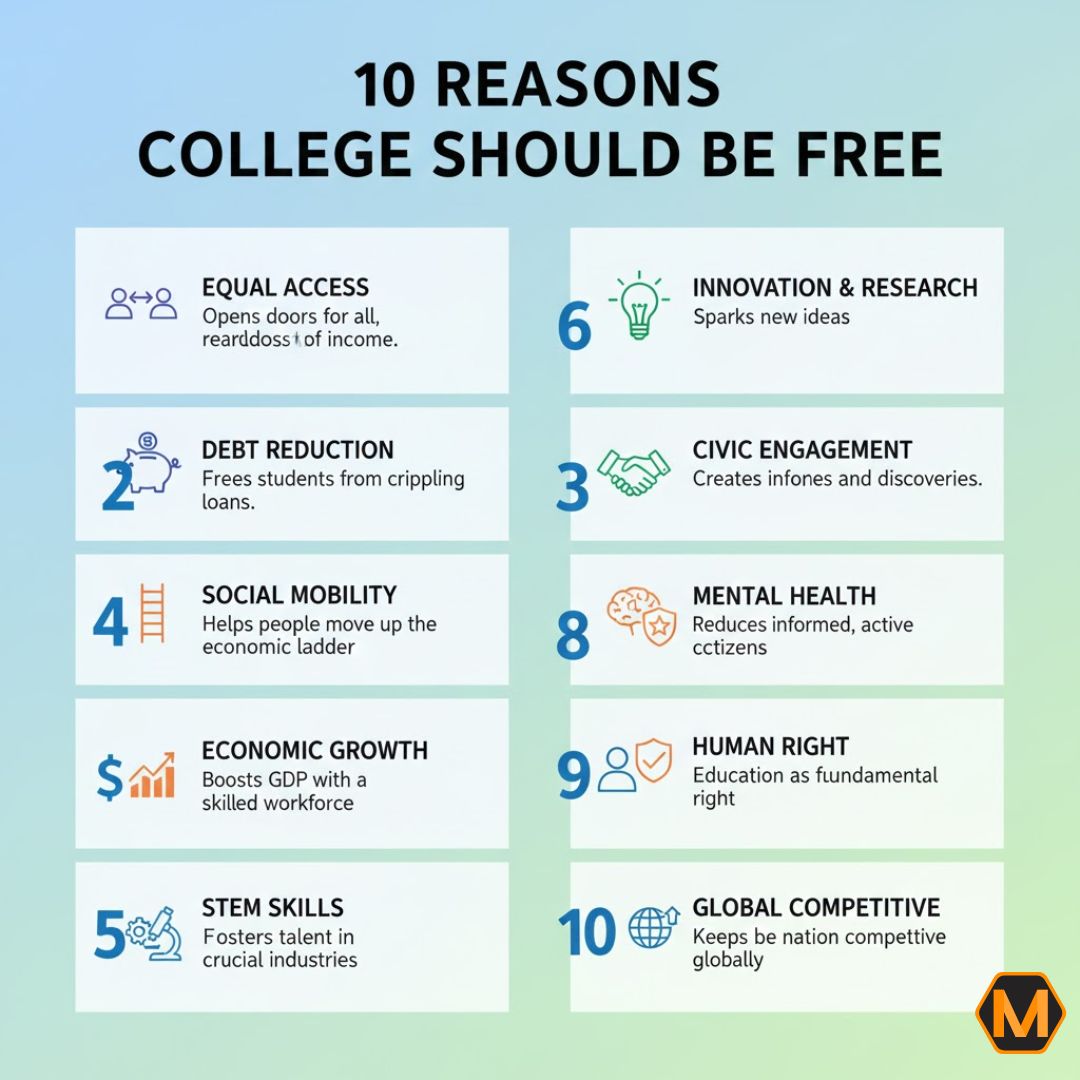 Why College Should Be Free | 10 Reasons for Free Education