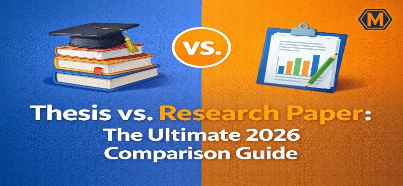 Thesis vs. Research Paper: Key Differences & 2026 Comparison Guide
